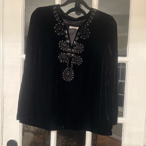 Talbots | Tops | Vintage Talbots Black Velvet Holiday Top | Poshmark